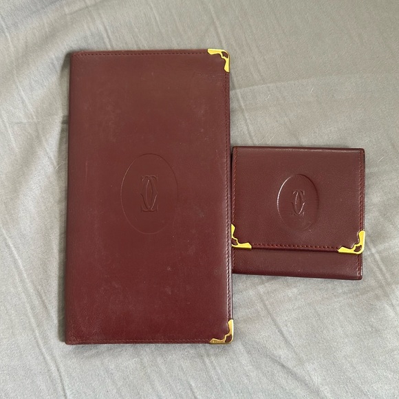 Cartier | Bags | Cartier Bundle Wallet And Coin Purse | Poshmark